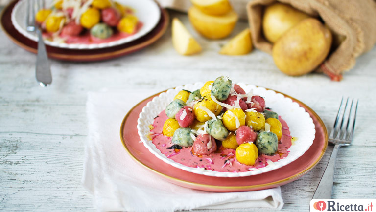 Ricetta Gnocchetti tricolore - Ricetta.it