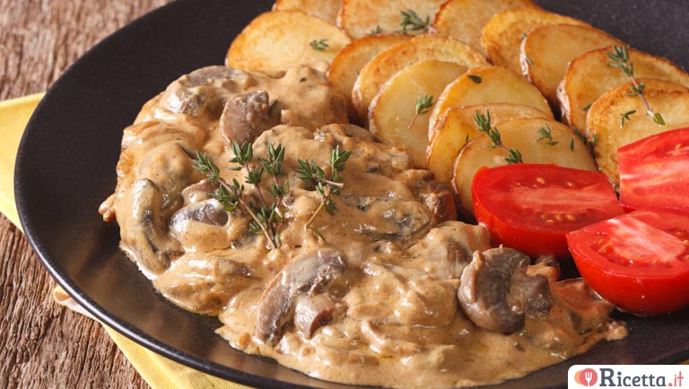 Ricetta Straccetti di pollo ai funghi - Ricetta.it